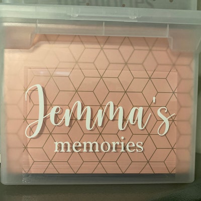 Printable Memory Box File Labels, Digital Download School Memories File ...