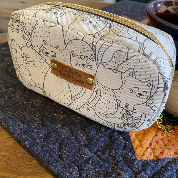 PDF Sewing Pattern - Mika - Essential Oil or Toilerty Bag With Elastic ...