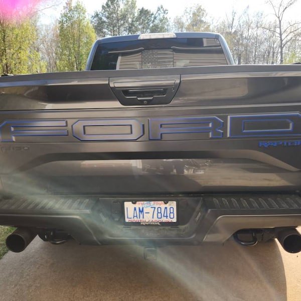 2017-2020 Ford Raptor Rear Emblem Inlay Vinyl Decal - Etsy