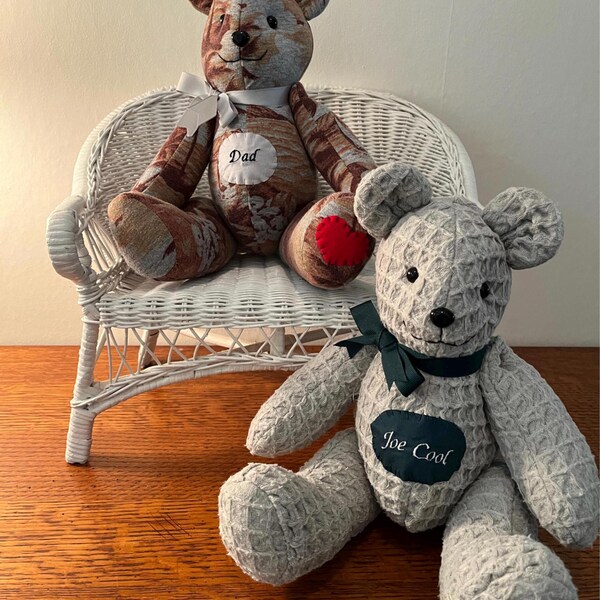 12" Memory Bear - Etsy