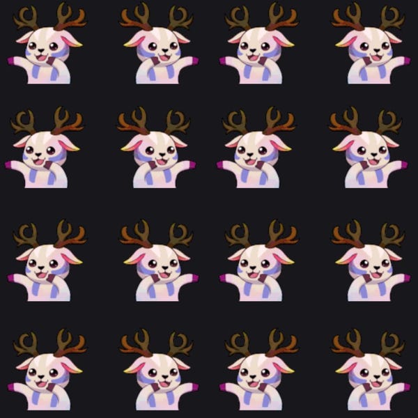 Palia Tish Emote 3 Pack, Shy, Cute, Embarassaed, Sip, Drink, Excited ...