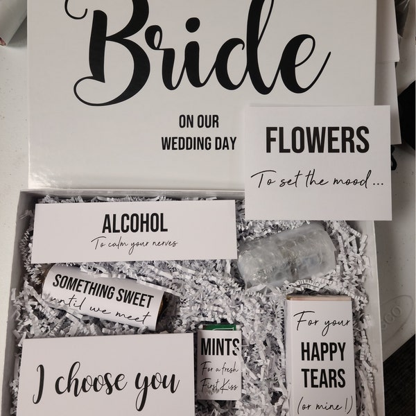 Bride Gift Box, Groom to Bride Gift, Wedding Day Gift for Bride From ...