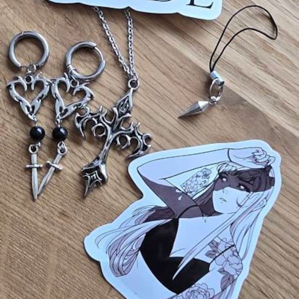 Bound Ear Chain | Lobe to Cartilage | Custom Stainless Steel Earring ...