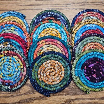 Custom Made Cotton Coasters - Etsy