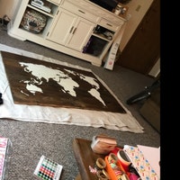 World Map Stencil Reusable Map of the World, World Map Stencil, Large ...
