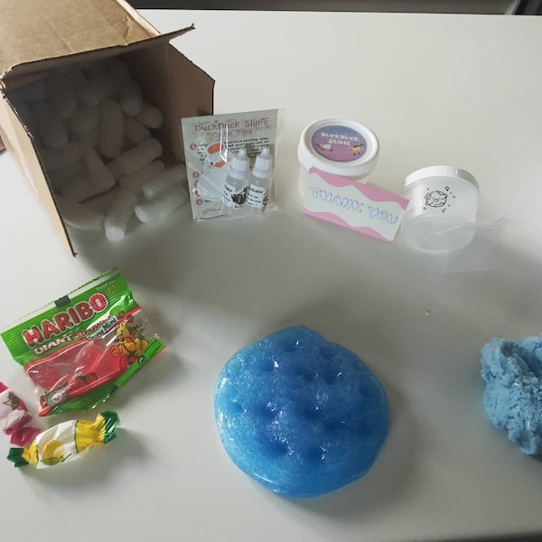 Blue Ocean Slime , Crystal Clear Slime 4/6oz Toy ukslime-gift - Etsy
