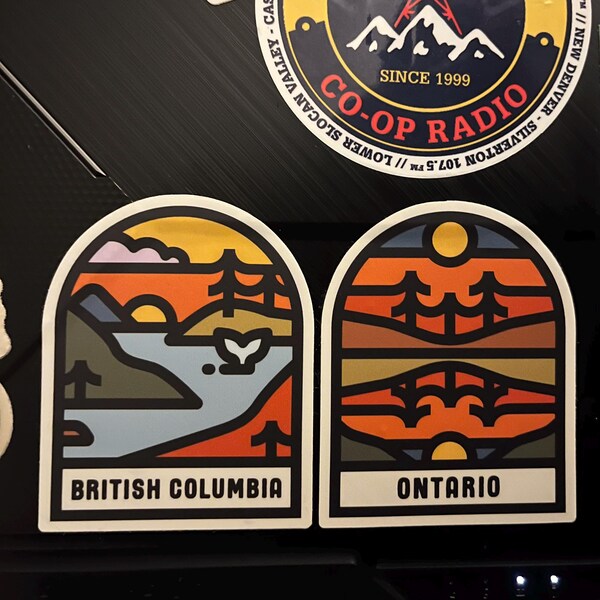 Canadian Provinces - Vinyl Stickers (new Brunswick PEI Nova Scotia Nfld ...