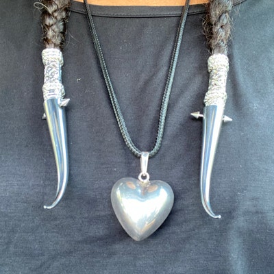 Tentacle Hair Spikes Brass and Stainless Hair Spikes, Brass Braid ...