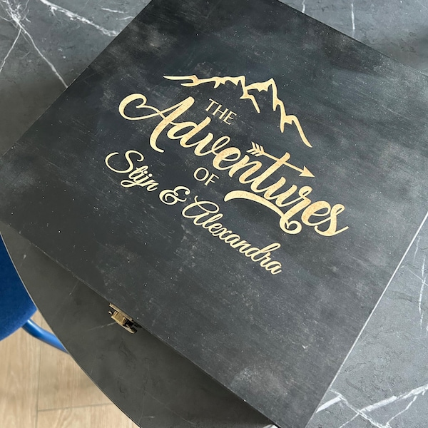 Personalized Time Capsule Keepsake Box, 1st Birthday Memory Box, Baby's ...