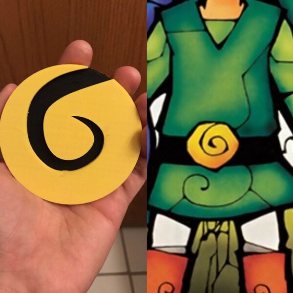 Legend of Zelda Inspired Wind Waker Toon Link Belt Centre Prop - Etsy