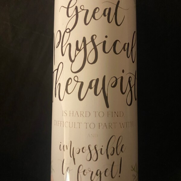 Personalized PT Tumbler, Custom PT Tumbler Cup, DPT Gift, Nurse ...
