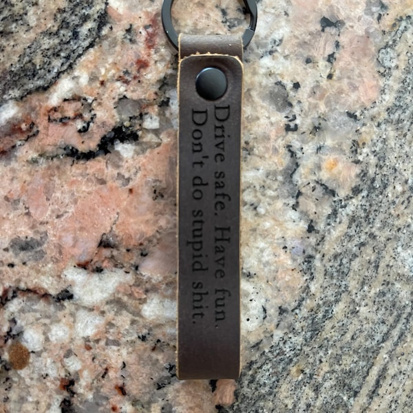 In MEMORY Of, MEMORIAL KEYCHAIN, Memorial Leather Gift, Remembrance ...