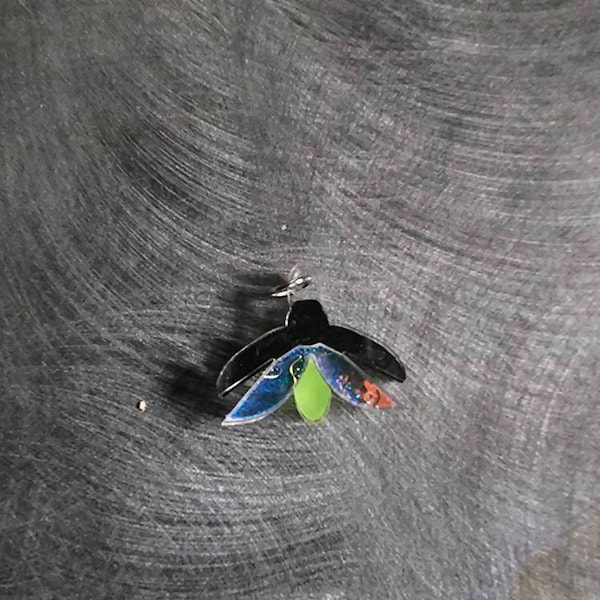 Glow in the Dark Firefly Pendant (lightning Bug) - Handmade Uv ...