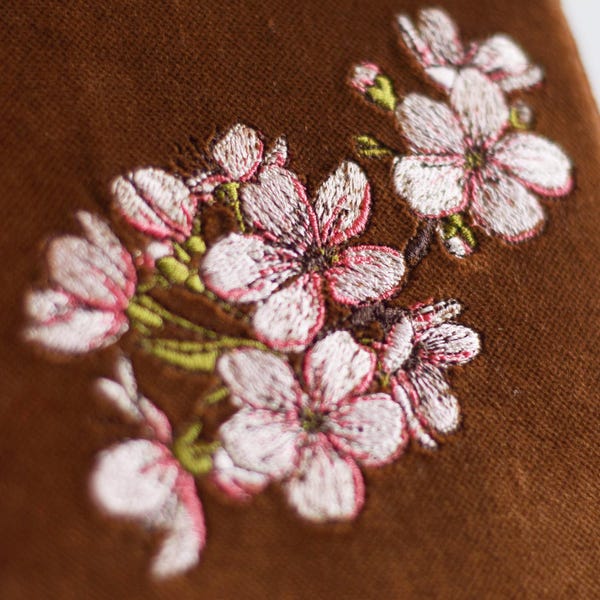 Sakura Machine Embroidery Design - Cherry Blossom - Etsy