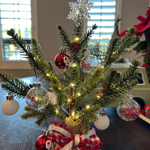 TCU Mini Christmas Tree - Etsy