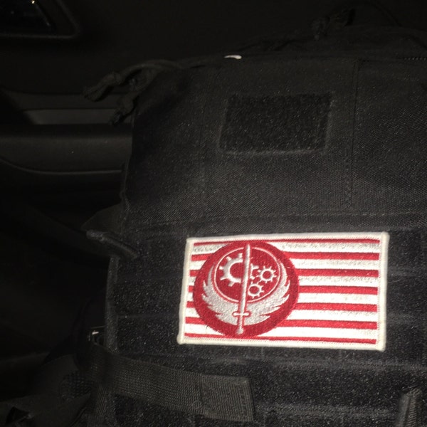 Brotherhood of Steel BOS FLAG Fallout Style Inspired Embroidered ...