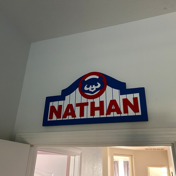 Atlanta Braves WELCOME Wood Sign /atlanta Braves Decor/atlanta Braves ...