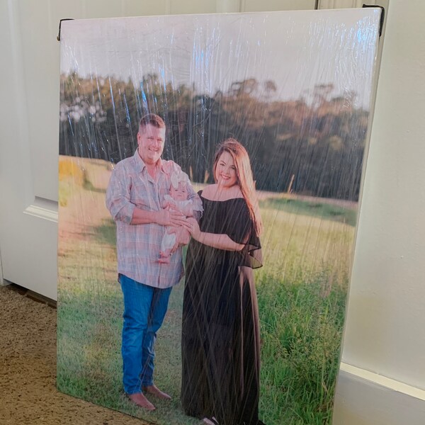 Custom Hexagon Family Photo Canvas Print - Etsy Canada