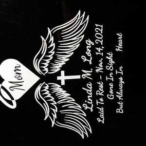 Personalized Dad in Loving Memory Decal in Loving Memory Decal Custom ...