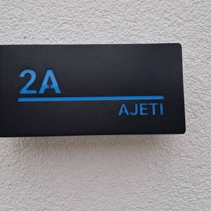 Custom House Number Sign,led House Number Box,personalized Address ...