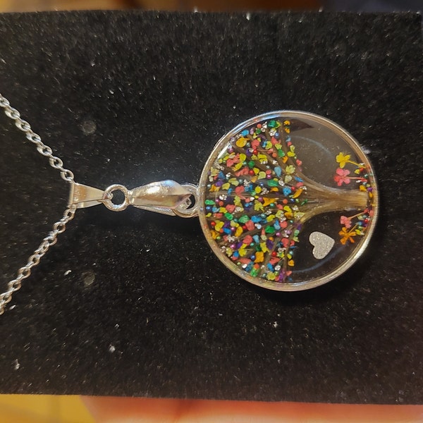 Personalizable Tree of Life With Locks of Hair or Fur, Pendant ...