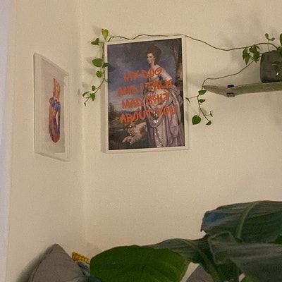 Hot Pink Welcome Home Chic Welcome Home Sign, Pink Entryway Print, Hot ...