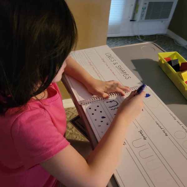 Trace & Erase Alphabet Workbook | Dry Erase, Learn to Write Letters ...