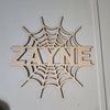 Spider Web Name Sign, Boy Room Decor, Nursery Decor, Spiderman ...