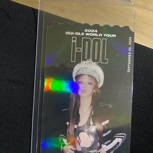 GIDLE 2nd World Tour "i-dol" Custom Bias Physical | Memento | Souvenir ...