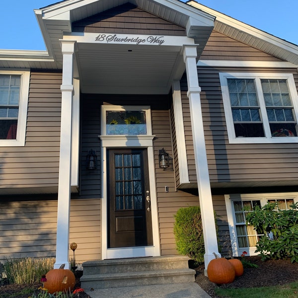 Script Address Sign ,script House Numbers, Custom House Numbers Sign ...