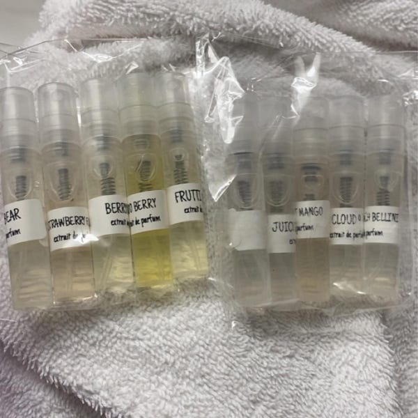 Perfume Samples - Perfume Discovery Set - Five Mini 2 Ml Perfumes ...