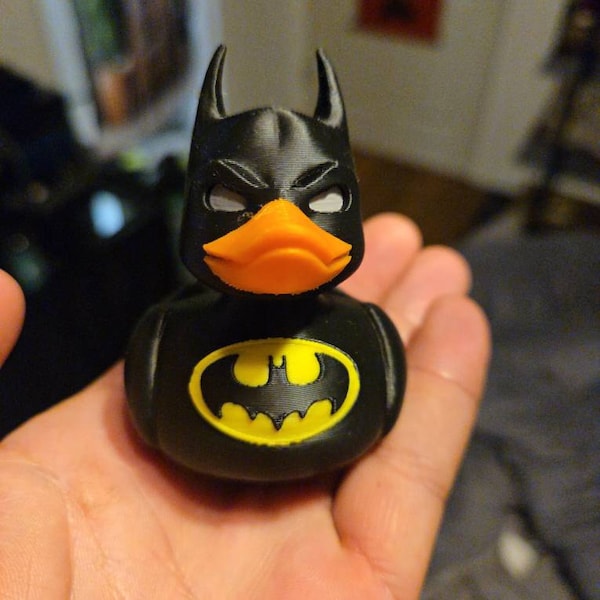 3D Printed Bat Duck Figure: Jeep Duck Cruise Gift 2.5 Inches Tall Hard ...