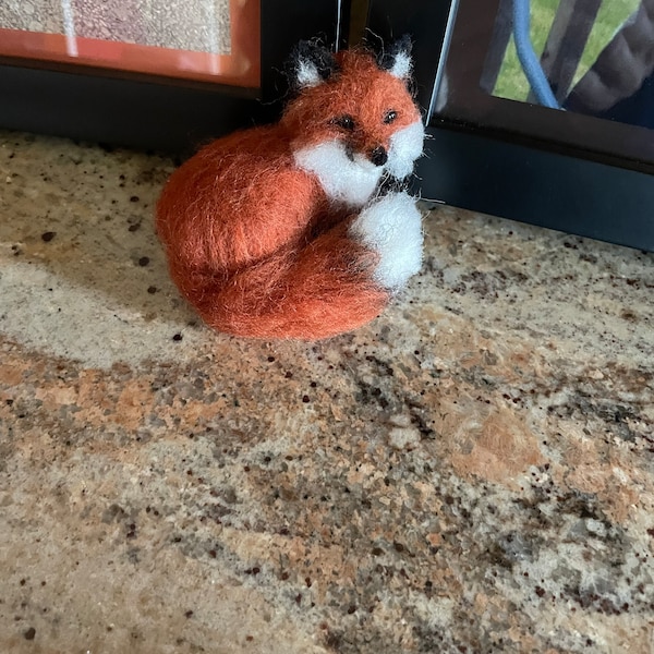 Needle Felted Red Fox - Made to Order - Etsy UK