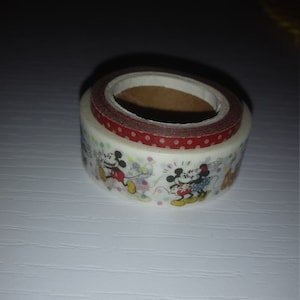 Disney Mickey and Minnie Mouse Washi Tape - Etsy