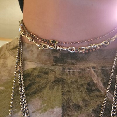 Razor Blade Silver Necklace & Pendent Emo Goth Cool Fashion Rock Tattoo ...