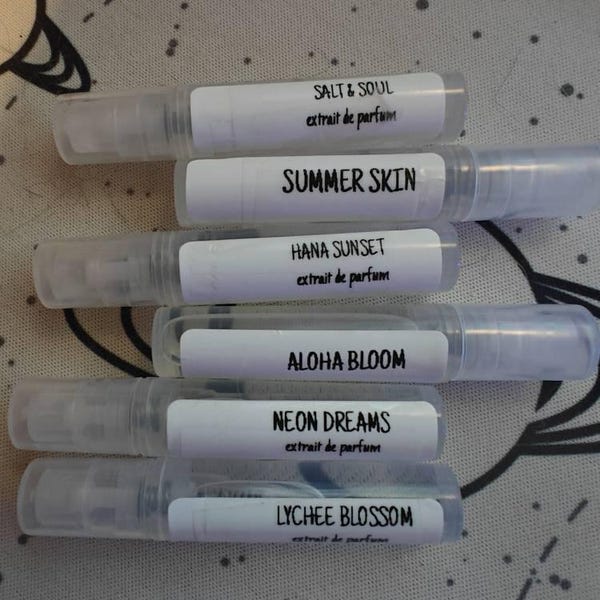 Perfume Samples - Perfume Discovery Set - Five Mini 2 Ml Perfumes ...