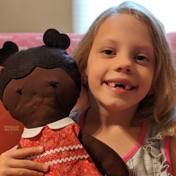 Ginger, Doll Sewing Pattern, Rag Doll Pattern, Rag Doll Pdf Pattern ...