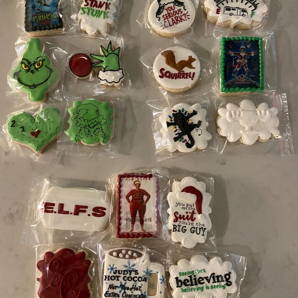 Spider Super Hero Inspired Decorated Sugar Cookies - Etsy