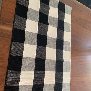 Doormat Layering Rug /buffalo Check Entry Rug / Buffalo Plaid / Accent ...