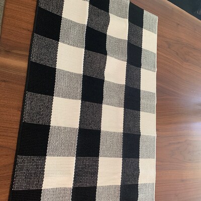 Doormat Layering Rug /buffalo Check Entry Rug / Buffalo Plaid / Accent ...