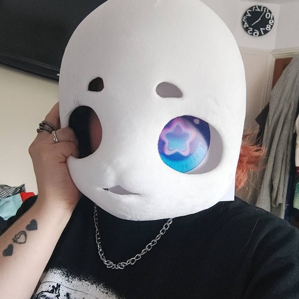 Square Face Rabbit Head Base Furry Fursuit, Bonus Mini Base, PLA 3D ...