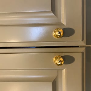 Pair 2 Brass Plated Steel Drop Front DESK LID STAYS Hinges Mailbox ...