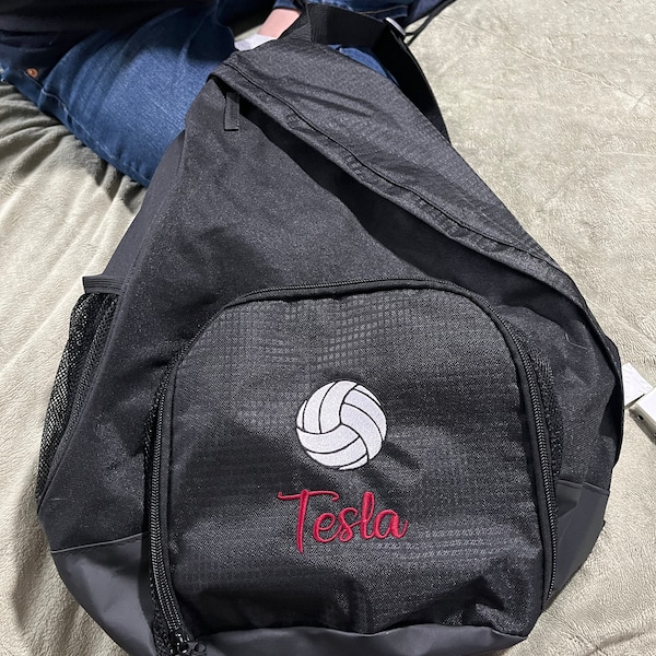 Personalized Volleyball Sling Backpack - Etsy