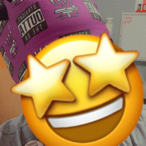 Polaroid Scream Scrub Cap | Halloween Scrub Cap, Fall, Autumn ...