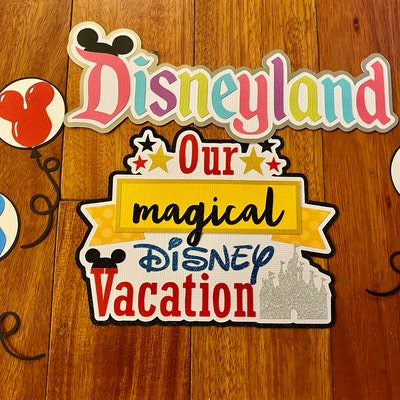 Disneyland Title Die Cut - Etsy