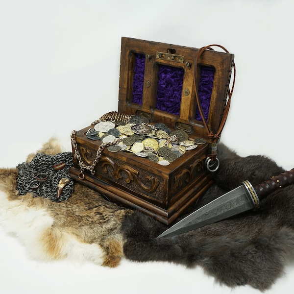 Large Secret 8 Step Jewelry Puzzle Box Personalized. Locking Accessory ...