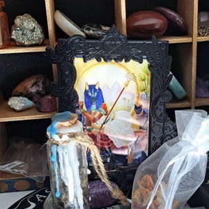 Nótt Night Goddess Norse Mythology Art Nott Hrimfaxi Fantasy Painting ...