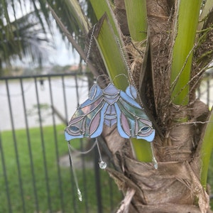 Magical Moth Stained Glass Pattern Witch Cottagecore Two - Etsy