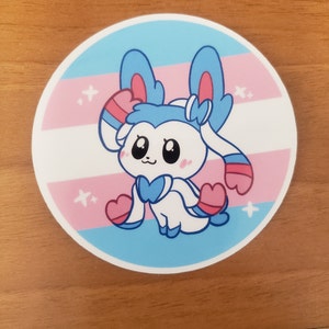 LGBTQ Set 1 Pokemon Round Vinyl Stickers 3 Inches Rainbow Gay Queer ...