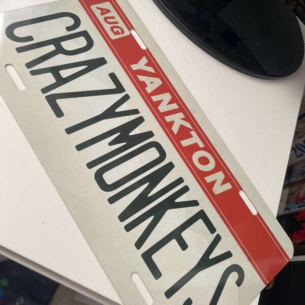 Personalized 4x7 New York Motorcycle License Plate - Etsy